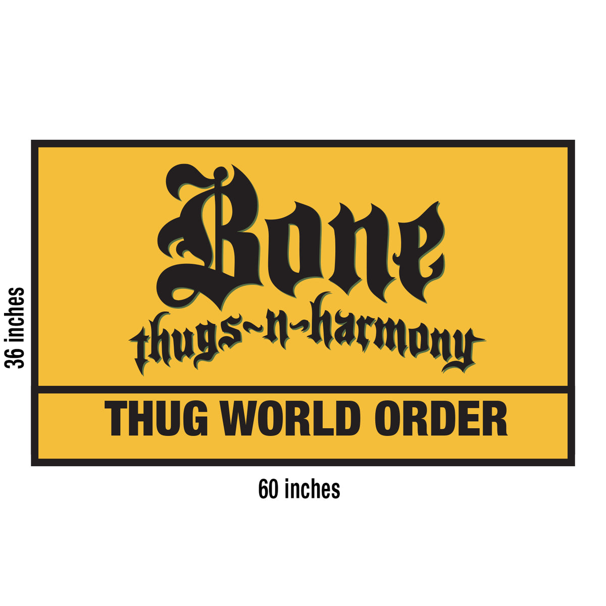 Thug World Order Flag – Bone Thugs-N-Harmony